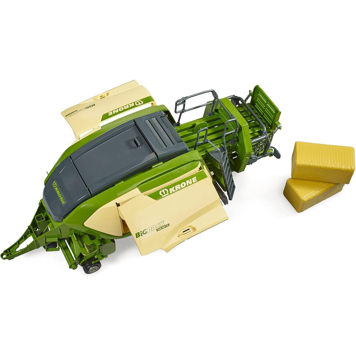 Bruder 2033 Krone BiG Pack 1290HDP VC with 2 Bales – McGreevy's Toys Direct