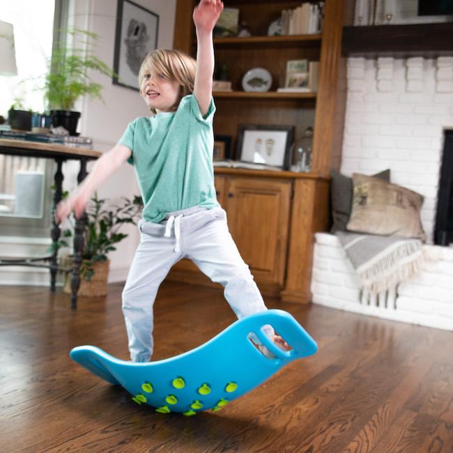 Fat Brain Toy Co. Teeter Popper Balance Board Blue – McGreevy's Toys Direct